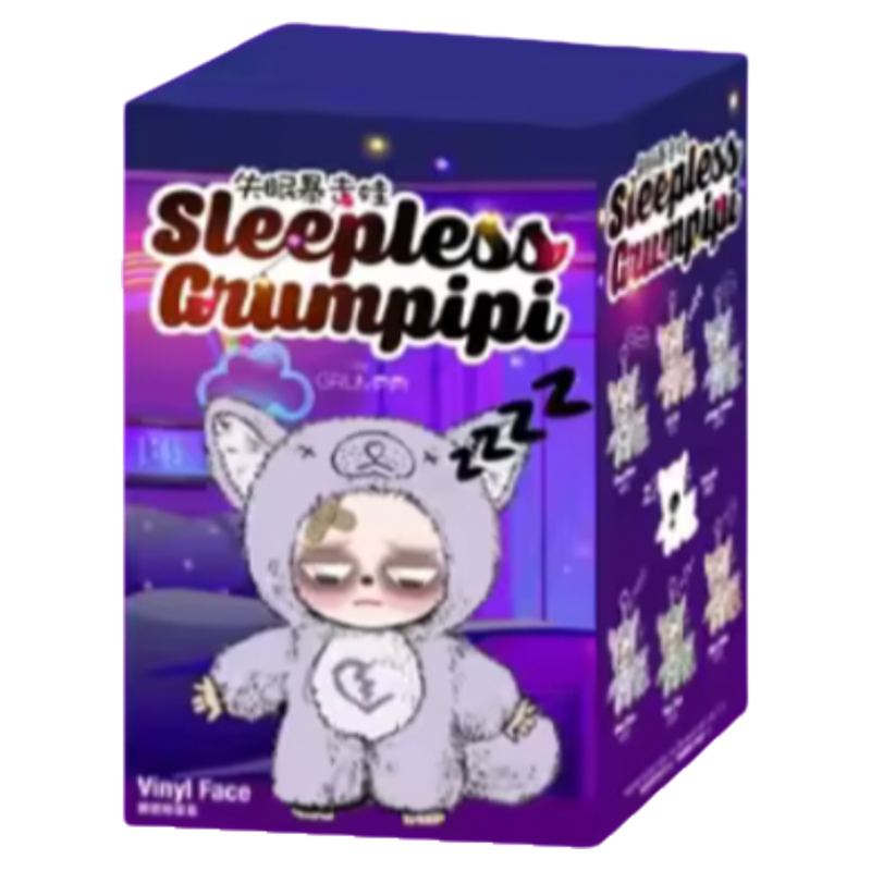 Grumpipi Sleepless Grumpipi Plush Series Confirmed Blind Box Figure Toy ...