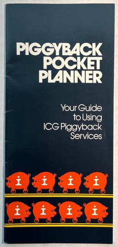 Vtg Illinois Central Gulf Railroad Routes Piggyback Timetable Guide ...