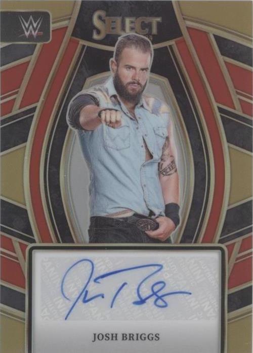 2024 Panini Select WWE - Signature Selections Josh Briggs #SL-JBR Red ...