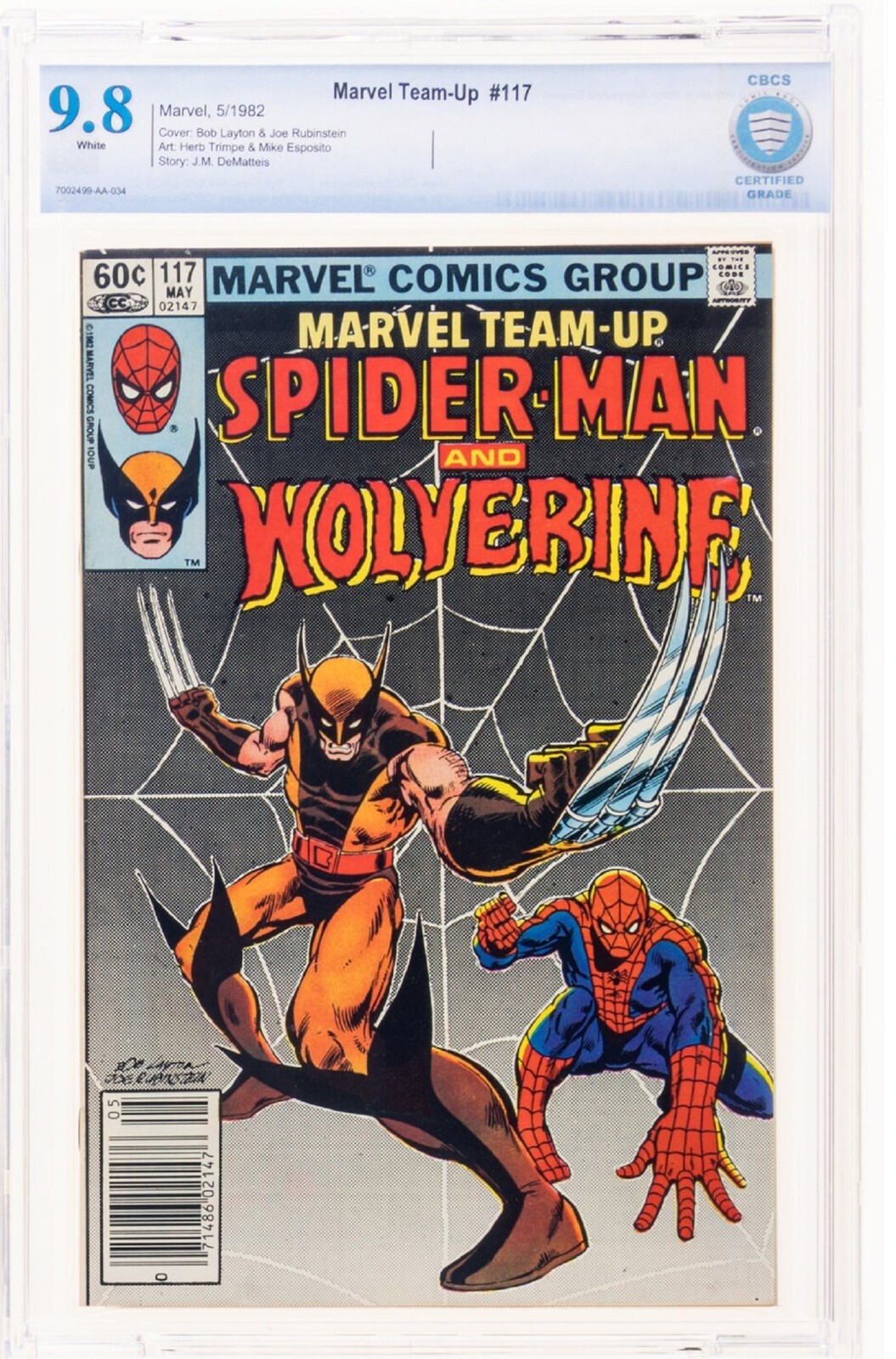 Marvel Team-Up 117 NEWSSTAND CBCS 9.8 1st appearance of Professor Power ...