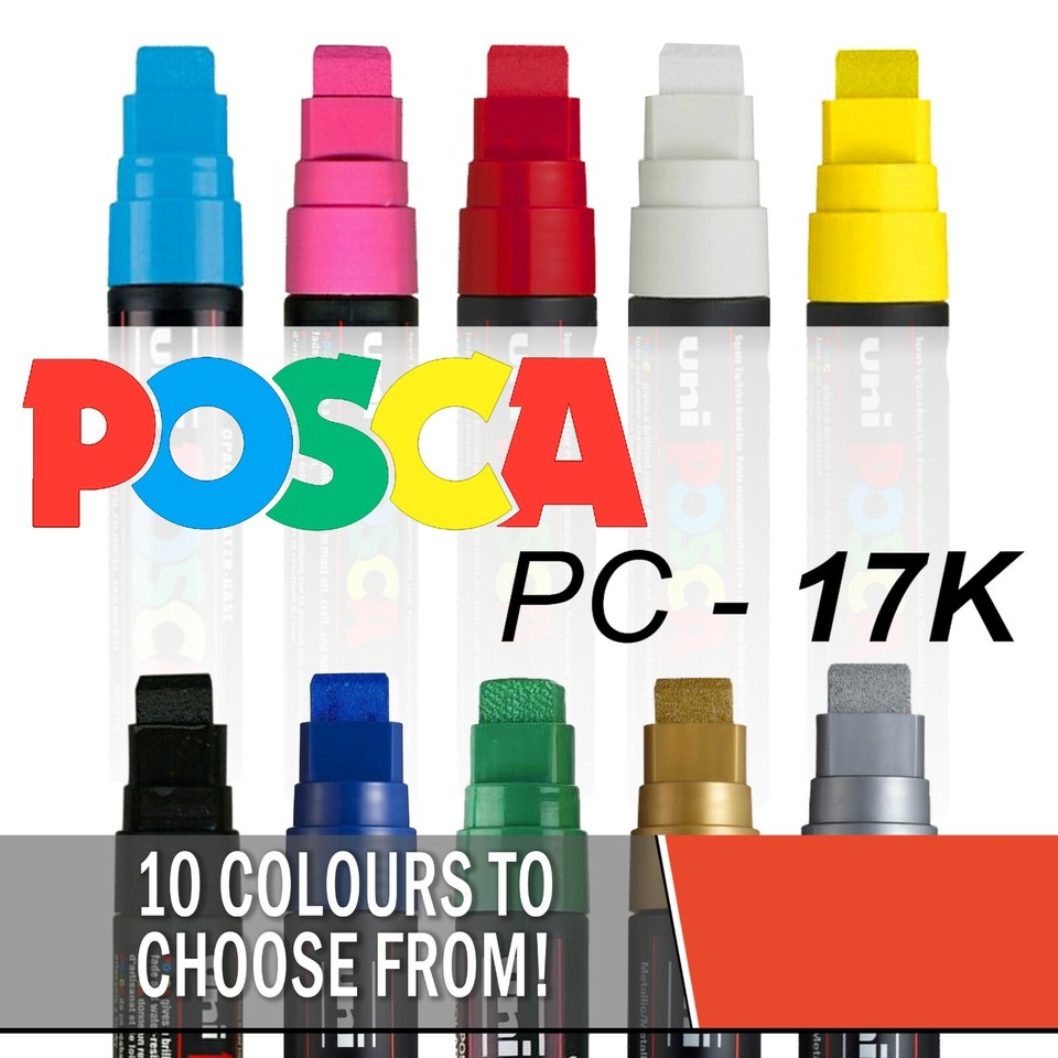 Posca Paint Marker Art Pens Waterproof Permanent Pen Car Tyre Metal Any ...