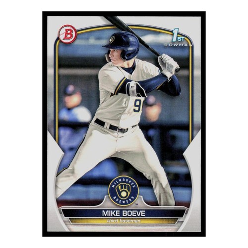 2023 Bowman Draft #BD-192 Mike Boeve Rookie Milwaukee Brewers Baseball ...