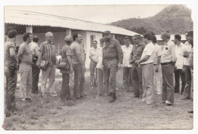 LIBORIO NOVAL CUBAN LEADER FIDEL CASTRO UBRE BLANCA FARM CUBA 1981 ...