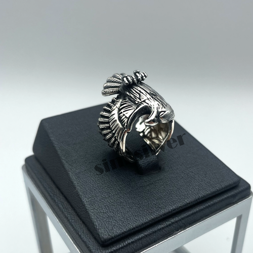 925 Sterling Silver Adjustable Eagle Men's Ring, Women's Ring | eBay