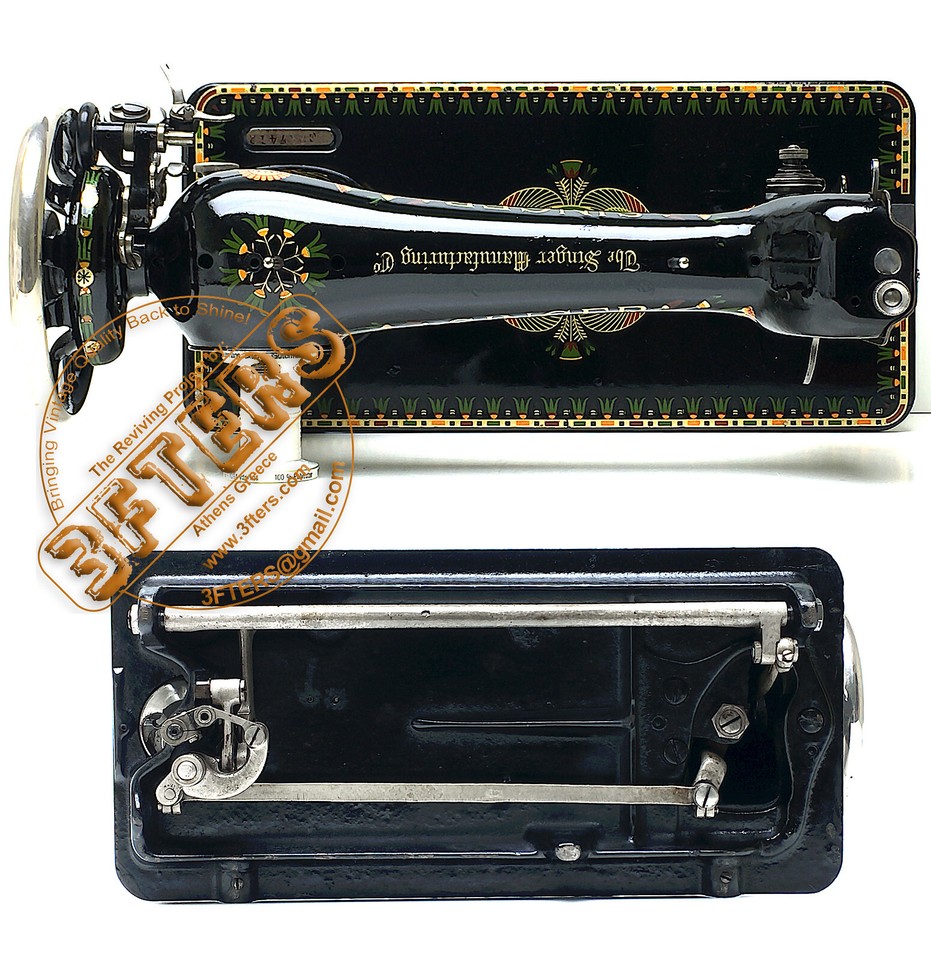 SINGER 66k Lotus Sewing Machine Restored & Serviced by 3FTERS | eBay