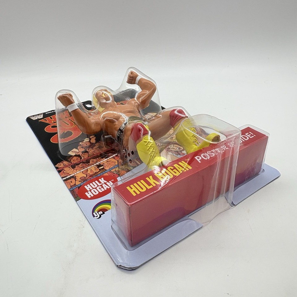 WWE LJN Superstars Hulk Hogan Chase Black Card Figure WWF Wrestling ...