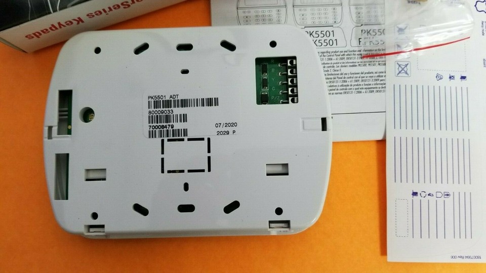 DSC PK5501 LOT OF 4 Power Series up to 64 Zone LCD Icon Keypad w/ ADT ...