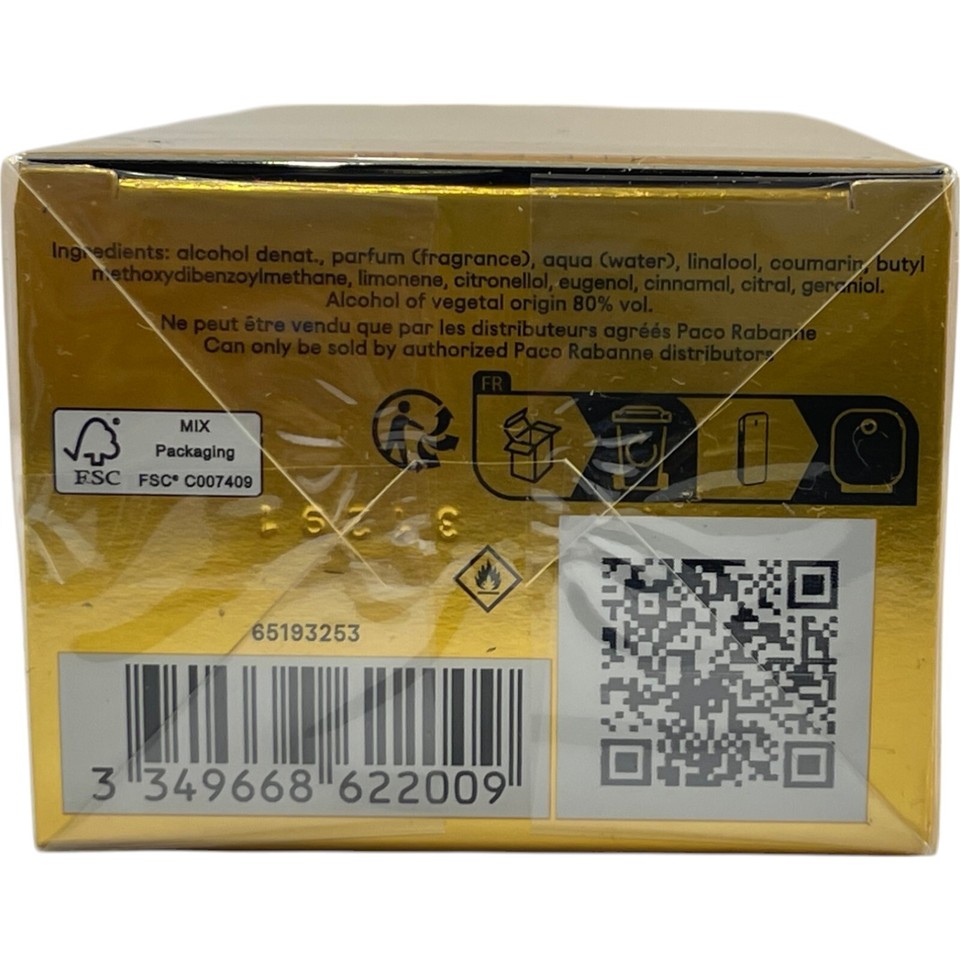 1 Million Golden Oud by Paco Rabanne 3.4 oz (100ml) Parfum Intense ...