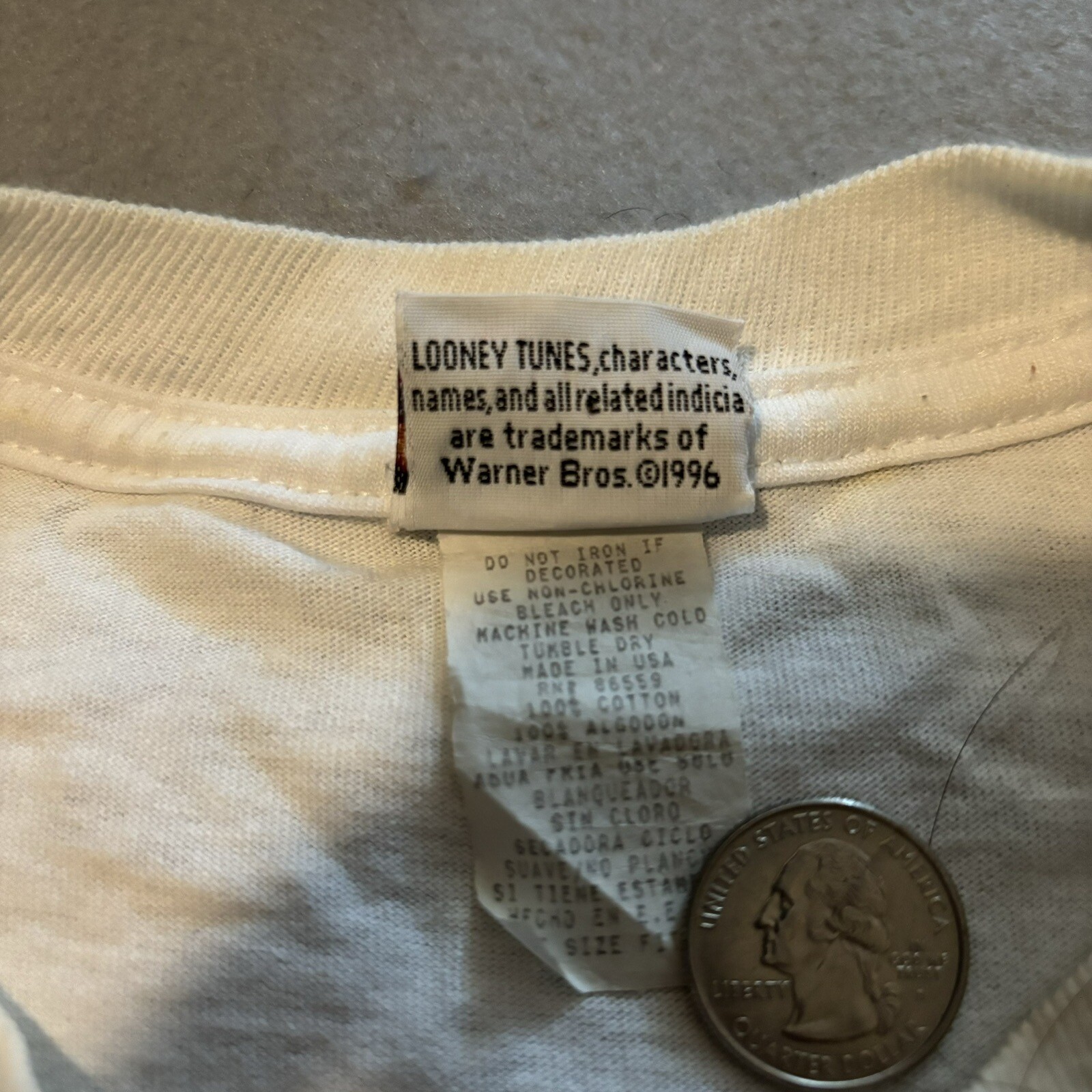 Vintage 1996 Tweety Bird Looney Tunes Warner Bros 2XL… - Gem