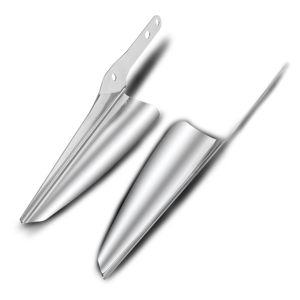 Front Fork Mount Wind Deflectors For Harley Touring Street Glide Road ...