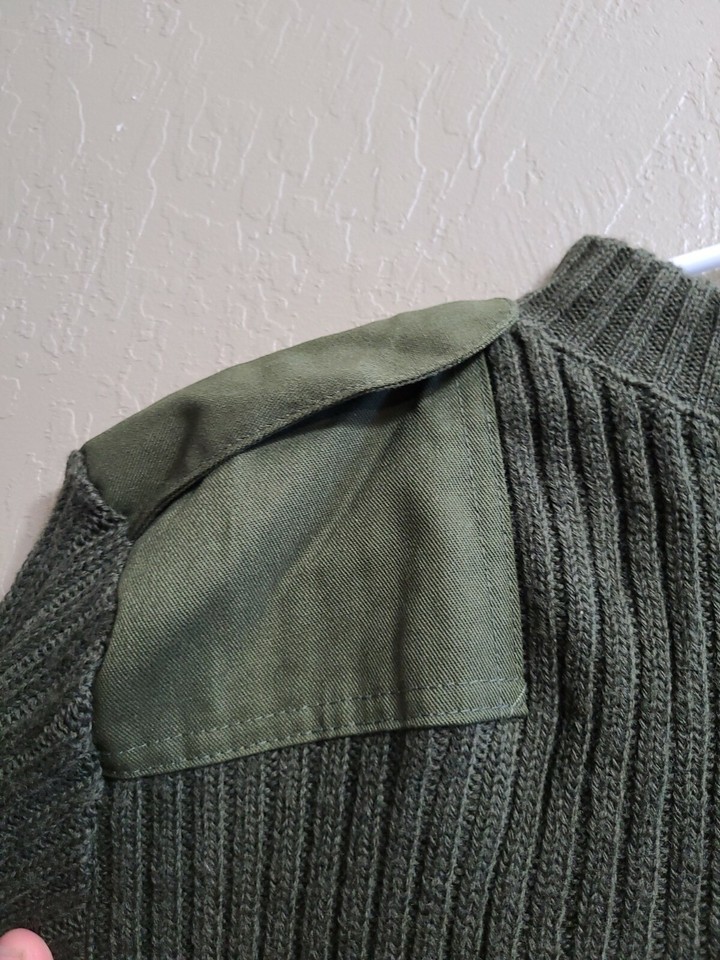 USMC US Marine Military Uniform Alpha Green Service Wool Sweater 40 ...