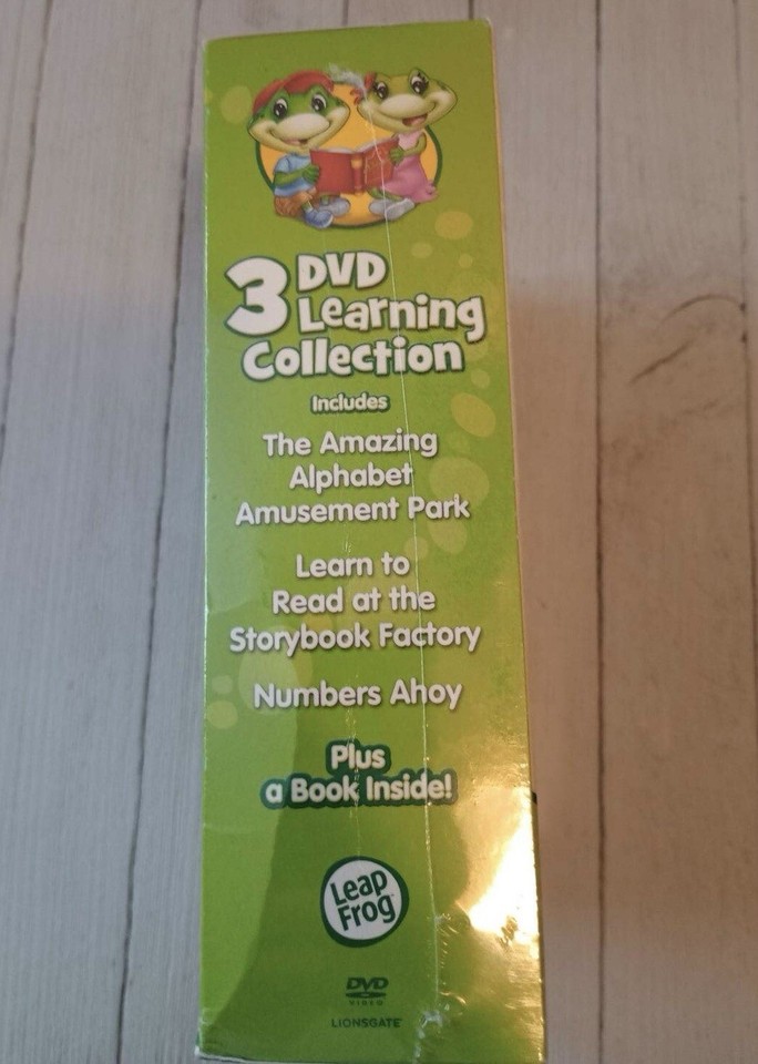 LeapFrog: Learning DVD Set ( 3 DVD Set + BONUS BOOK) BRAND NEW ...