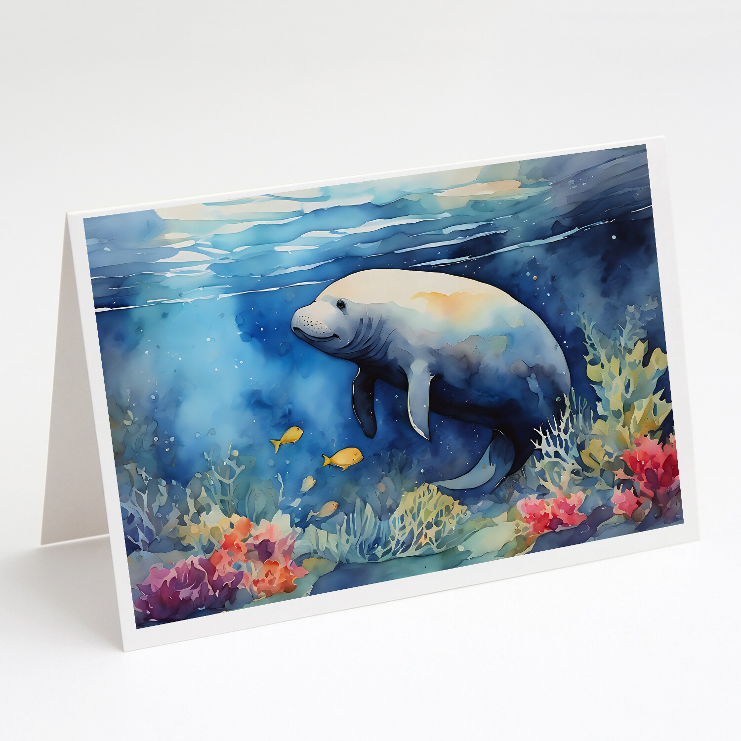 Manatee Greeting Cards and Envelopes Pack of 8 DAC2811GCA7P | eBay