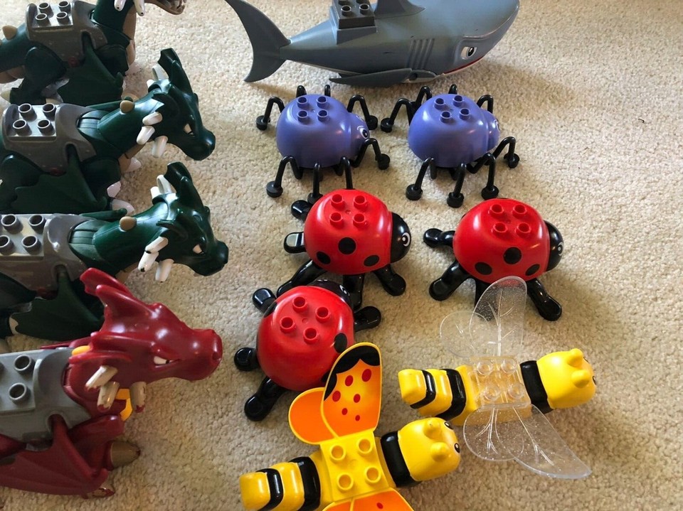 1 lego duplo dragon butterful spider lady bug big shark (pick) | eBay