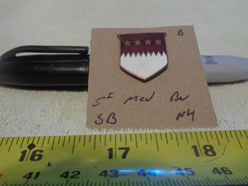 5th Medical Battalion NH Unit Crest, DI, DUI Screw Back (DRAW#225) | eBay