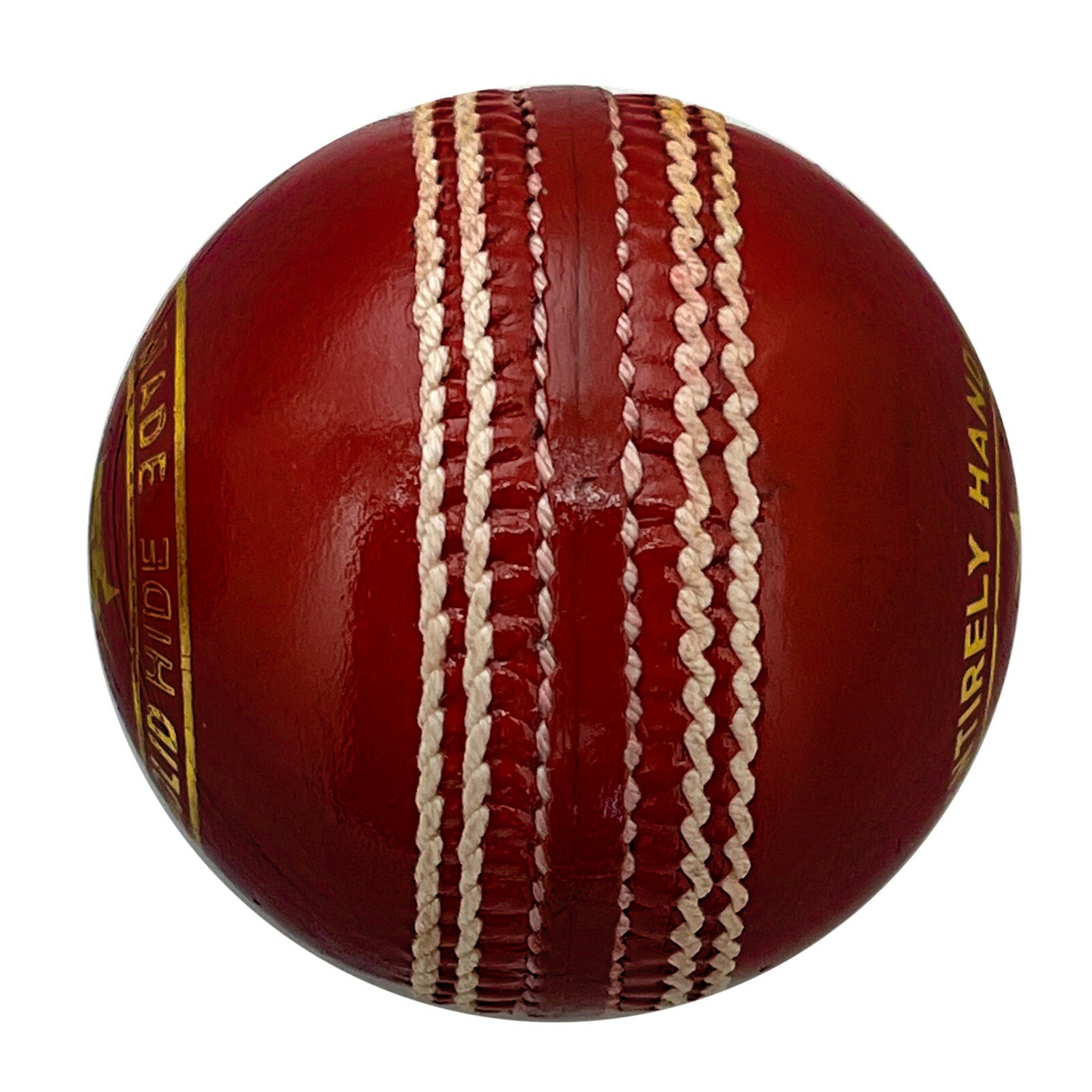 Test Buka Red Cricket Ball - Leather Entirely Hand Stitched, 5.5oz For ...
