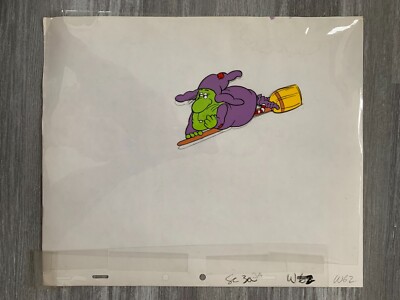 1970s? GENO'S WONDERLAND 12.5x10.5 Animation Cel SC3A W-62 Flying Witch ...