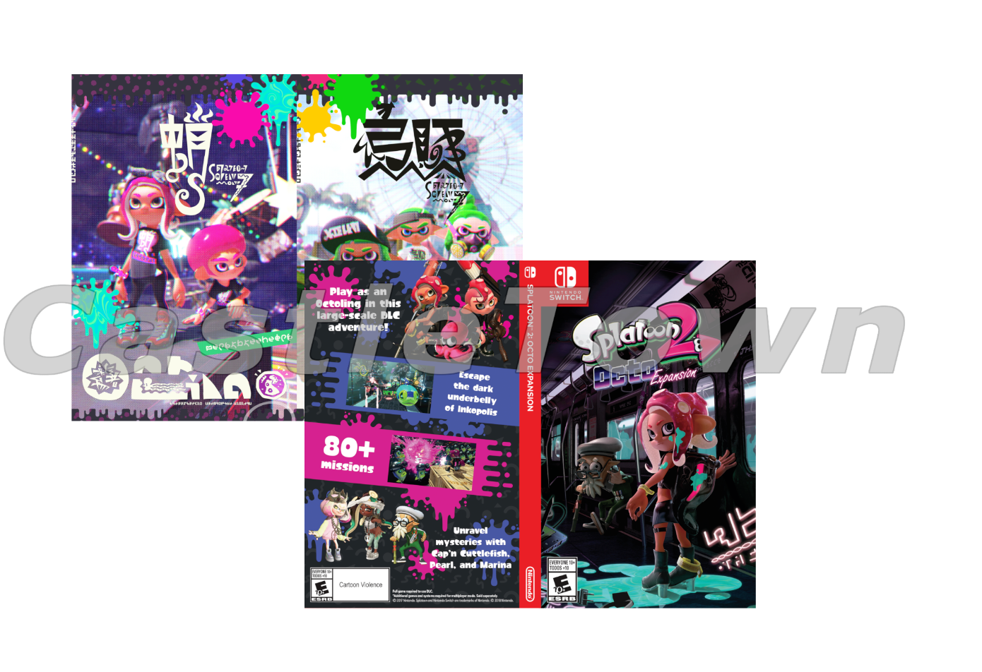 Splatoon 2 Game Case Alternate Box Cover Art Nintendo Switch | eBay