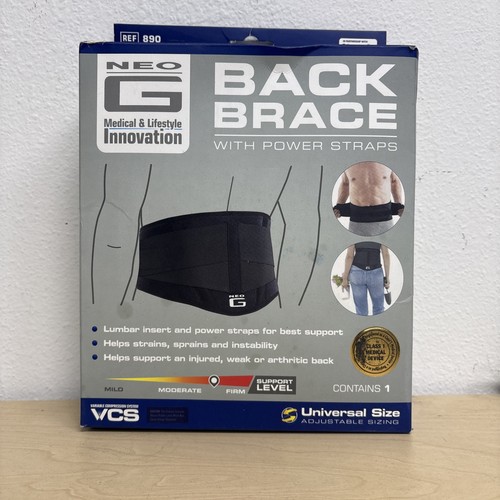 NEO G Back Brace With Power Straps - Universal Size | eBay