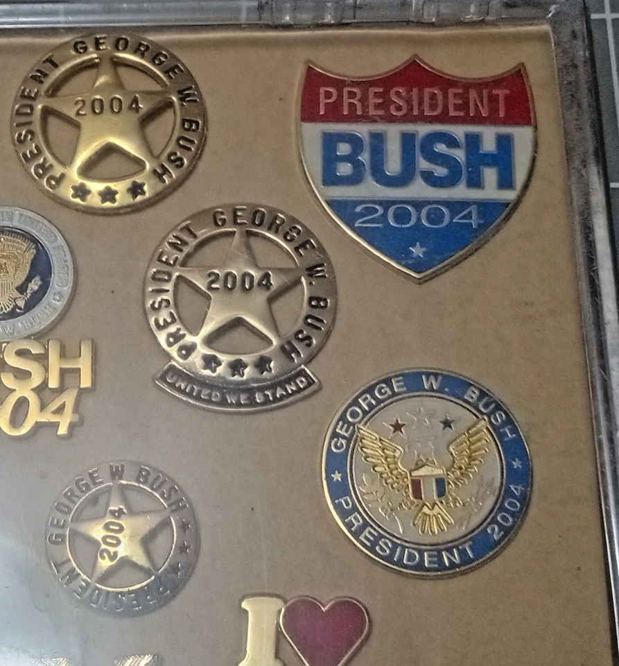 Lot Of 12 Bush Cheney ‘04 Presidential Political Campaign Pins | eBay