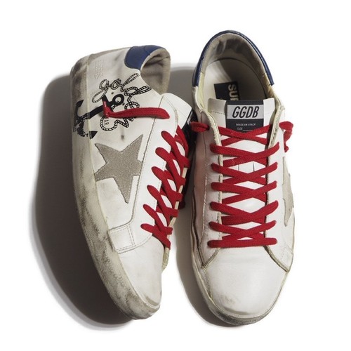 Golden Goose GGDB SUPERSTAR White Leather EU:43 US:10 Sneakers Shoes | eBay
