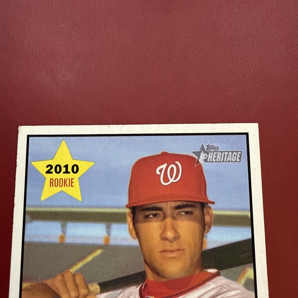 IAN DESMOND - 2010 TOPPS HERITAGE - ROOKIE CARD # 129 - WASHINGTON ...