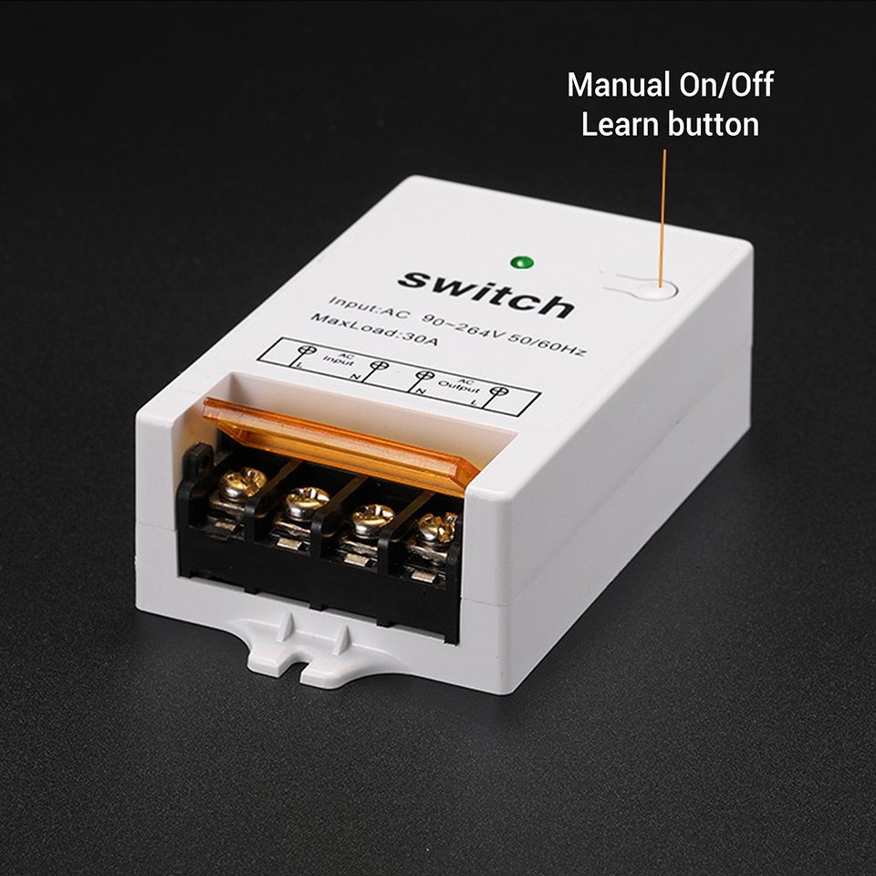 1 Set 433MHz Remote Control Relay Switch 500m Long Range Wireless ...