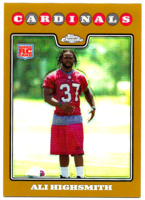 2008 Topps Chrome #TC253 Ali Highsmith Rookie (gold) refractor 198/199 ...