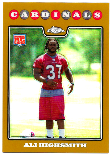 2008 Topps Chrome #TC253 Ali Highsmith Rookie (gold) refractor 198/199 ...