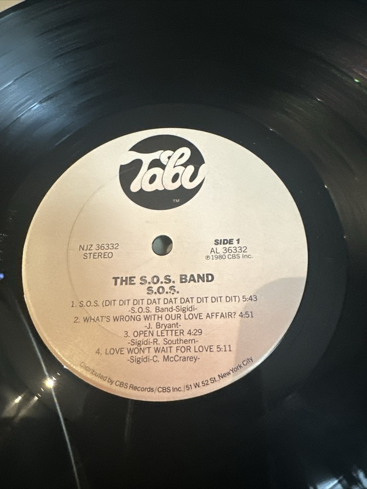 THE SOS BAND - SOS LP (Self Titled) 1980 Vinyl Rare Ultrasonically ...