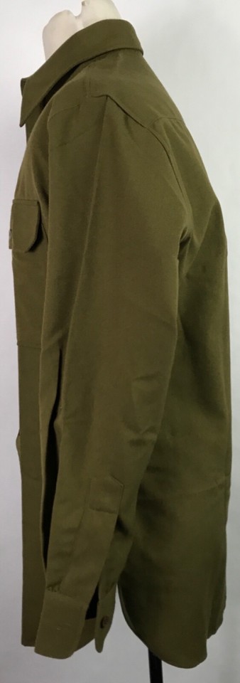 WWII US ARMY INFANTRY M1937 M37 COMBAT FIELD WOOL SHIRT-SIZE 3 (42-44R ...