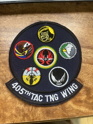 405th Fighter Wing Gaggle USAF PATCH Rare Vtg Squadron Luke AFB ...
