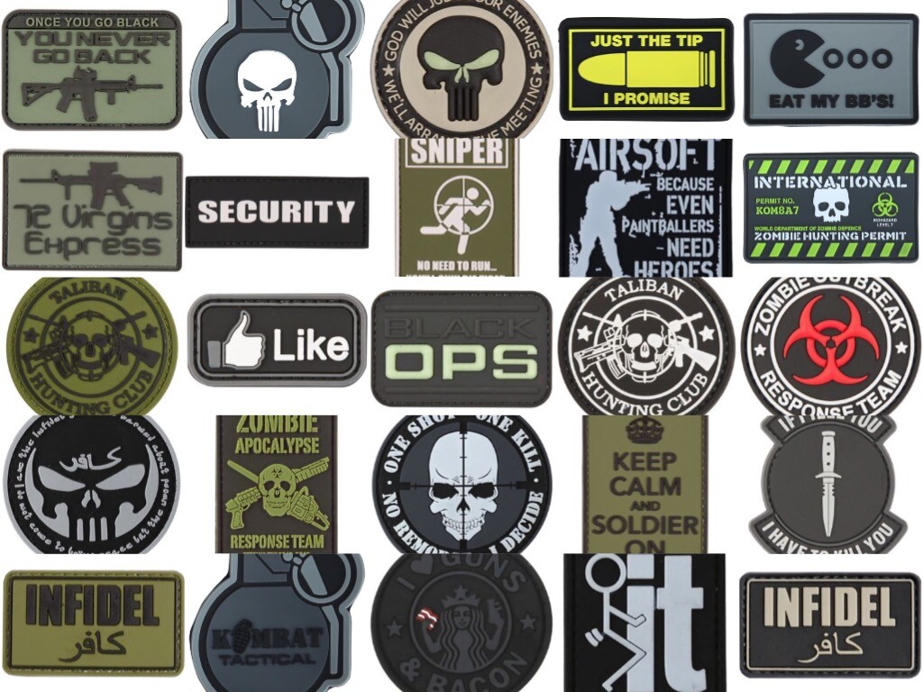 Patches De Classificacao De Airsoft 500+ Militaire En Airsoft Patches
