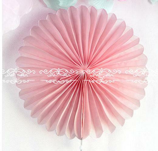 10pc Tissue Paper Flower Paper Fan Wedding Party Home Outdoor ...