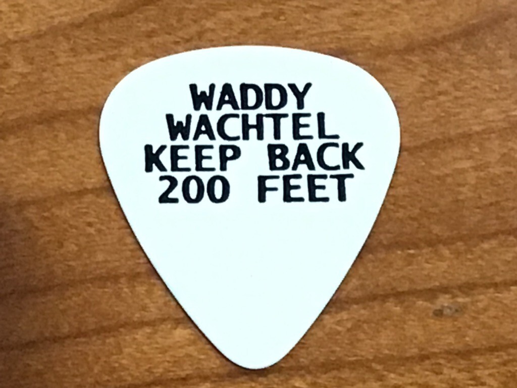 Fleetwood Mac Stevie Nicks Waddy Wachtel Keep Back 200 Feet Guitar Pick ...