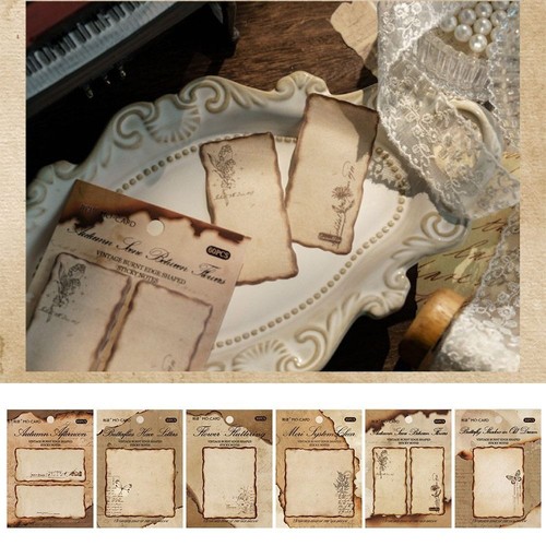 Vintage Burnt Series Sticky Notes Self-adhesive To Do List Notepads ...