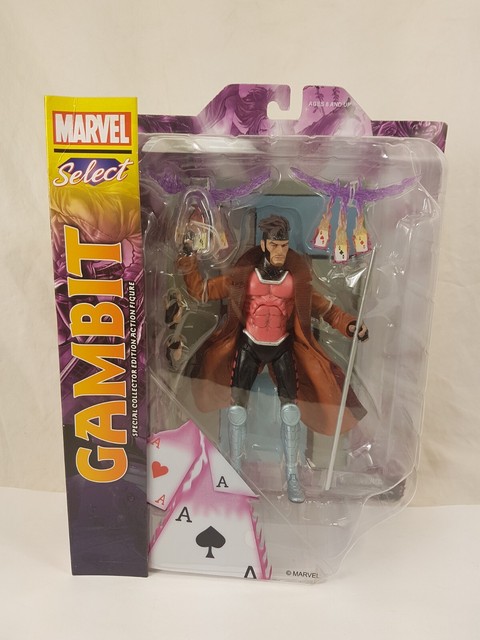 Marvel Select Gambit Figure Long Hair Variant Diamond 2011 X-men for ...
