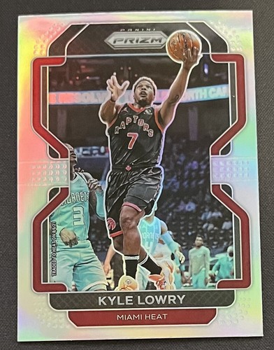 2021-22 Panini Prizm Kyle Lowry Silver Prizm #31 Miami Heat Basketball ...