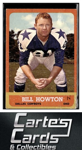 Bill Howton 1963 Topps #77 Dallas Cowboys Short Print | eBay