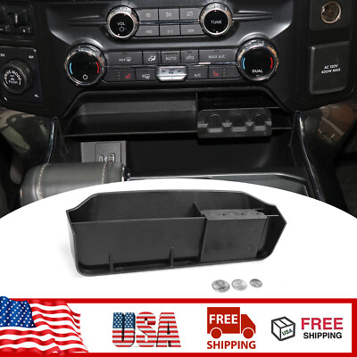 For Ford F-150 2021-2023 1PCS Interior Center Console Storage Box Tray ...