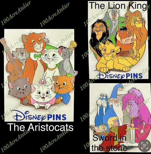 Disney Parks Character Cluster Sword In The Stone Marie Aristocats Lion ...