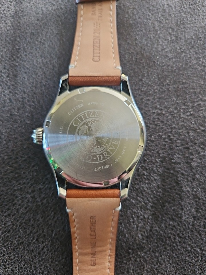 Citizen Men's Eco-Drive Analogue Watch Stainless Steel Blue Face | eBay UK