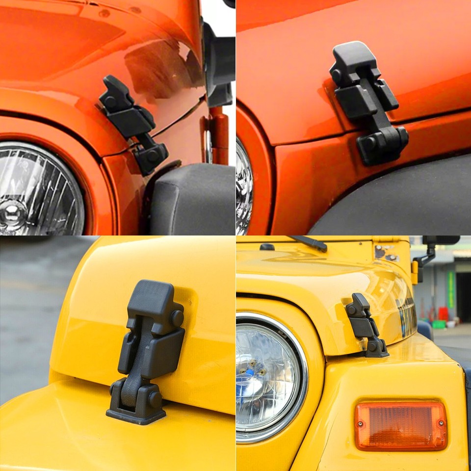 Front Hood Locking Catch Hood Latch Hood Lock Kit for Jeep Wrangler JK ...