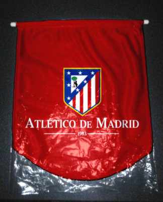 CLUB ATLETICO DE MADRID - SPAIN - Pennant - (3) - Flag - Fabric - New ...