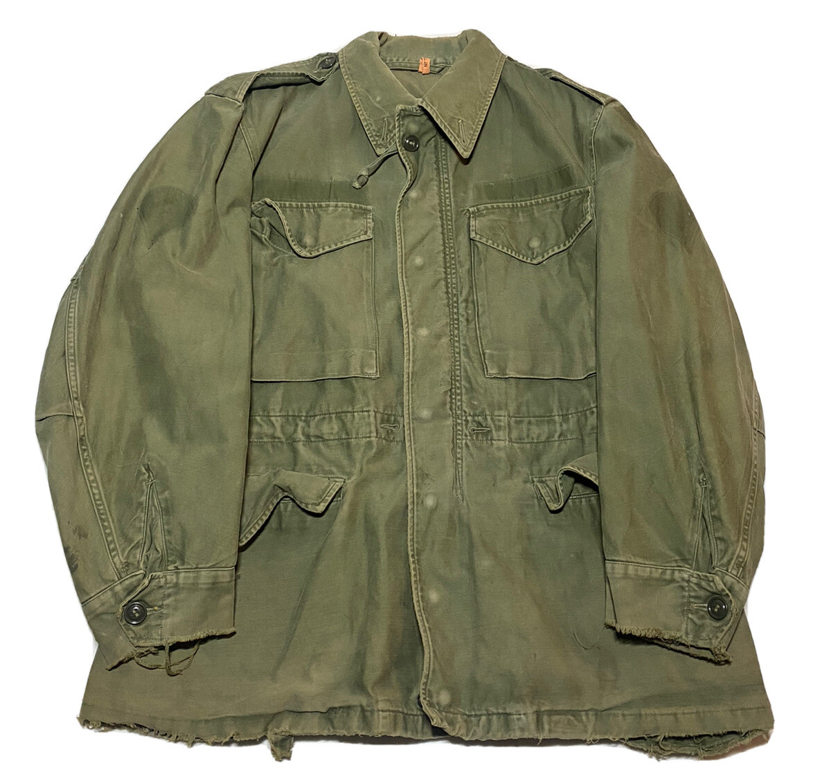 Vintage WW2 M-1943 Field Jacket OG 107 Size Small - Gem