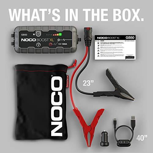 NOCO Boost XL GB50 1500 Amp 12-Volt UltraSafe Lithium Jump Starter Box ...