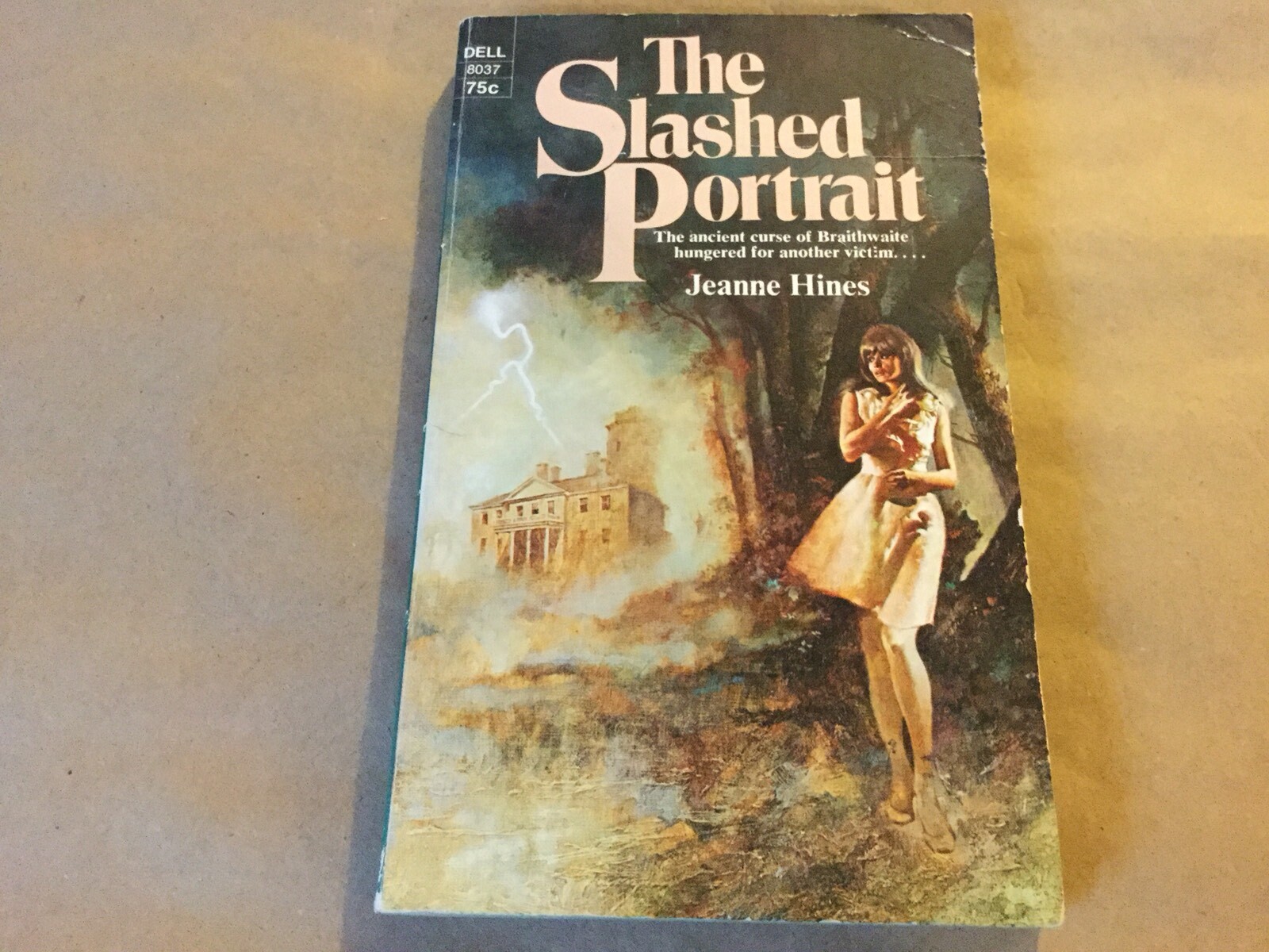 The Slashed Portrait Vintage Rare Paperback Gothic Horror Book Jeanne ...