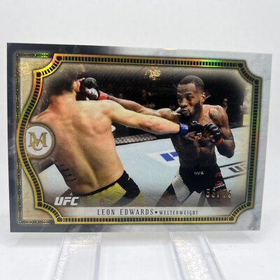 Leon Edwards 2018 Museum Collection Yellow 53/75 UFC -131 | eBay