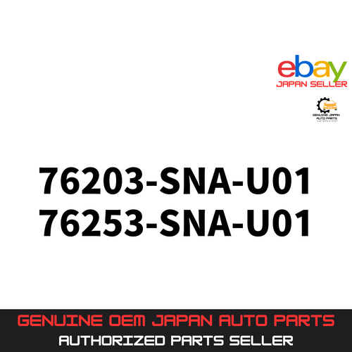 HONDA CIVIC FD2 TYPE-R GENUINE Door Side Mirror Lens Left & Right Set ...