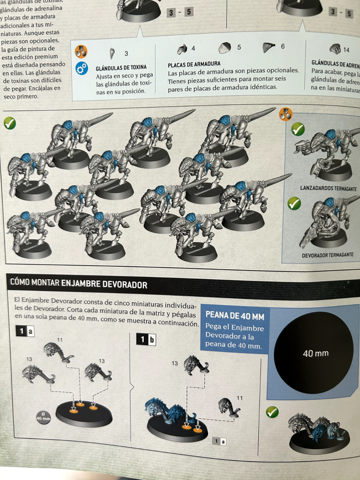 Warhammer 40k Tyranids 12x Termagnts + Ripper Swarm OOP on Sprue | eBay